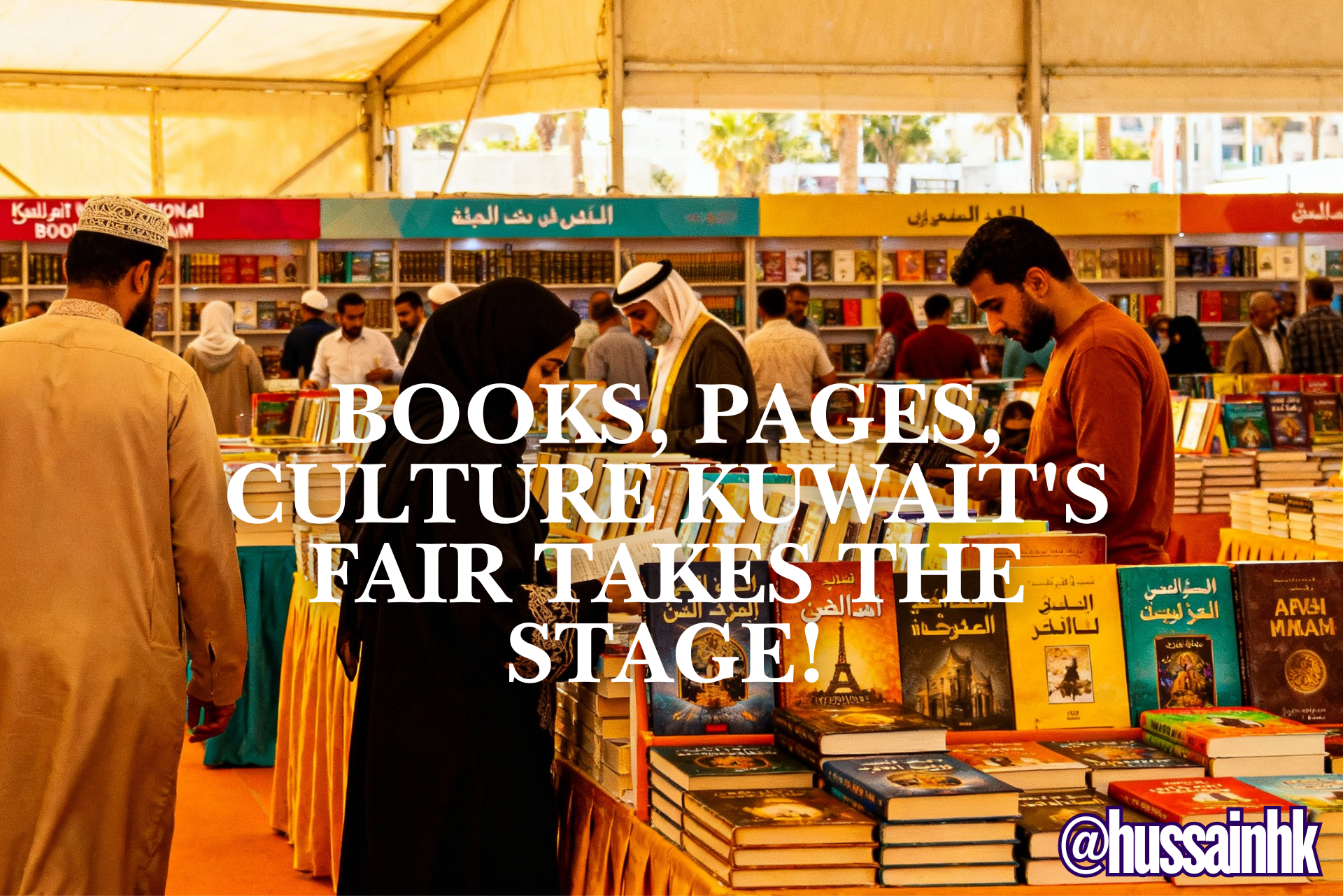 Books, Pages, Culture Kuwait's Fair Takes the Stage! - Intime